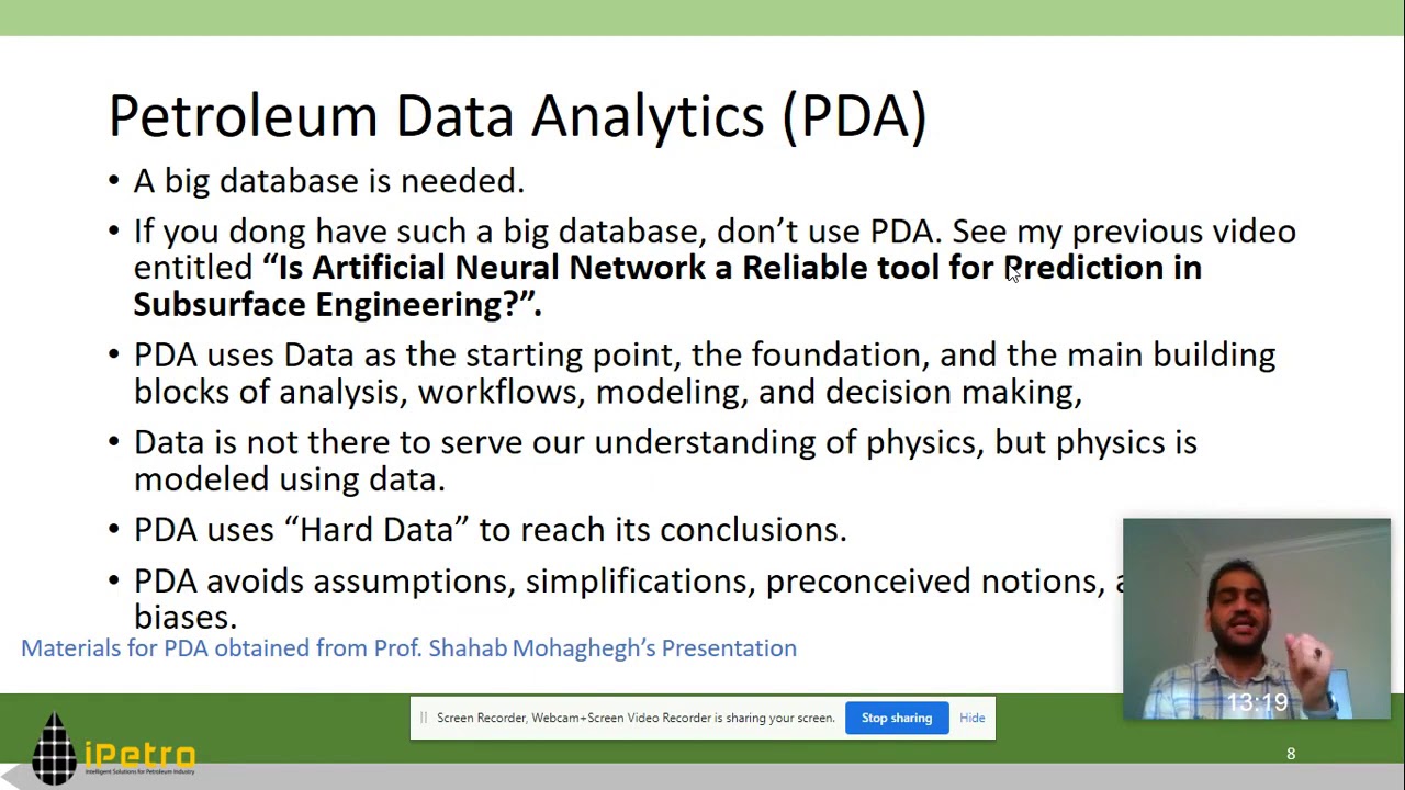 Petroleum Intelligent Systems vs Petroleum Data Analytics - YouTube