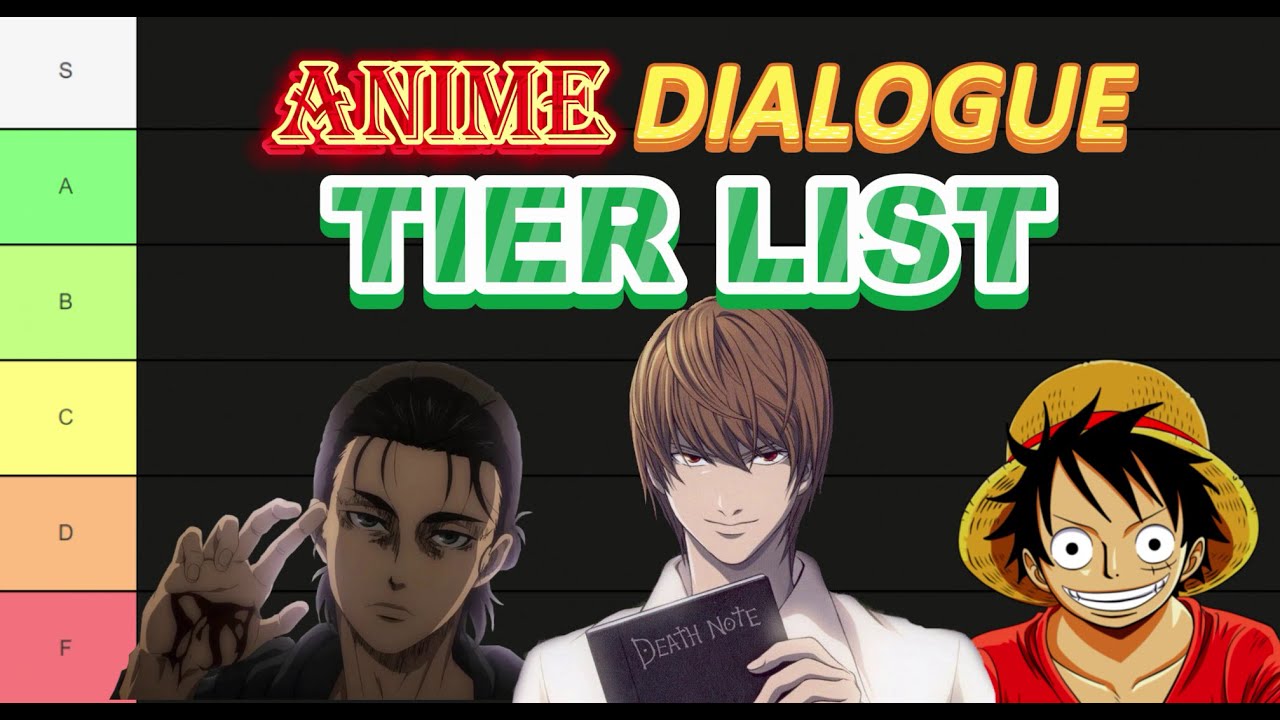 Ranking Your FAVORITE Anime Based on Dialogue - YouTube