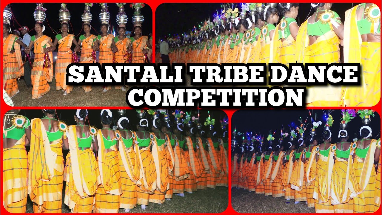 Santali tribe dance competition || new santali traditional video 2022 ...