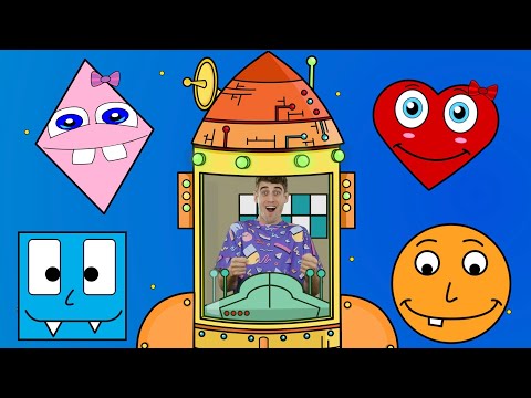 Shapes For Kids | Learn and Teach Shapes With Adam in Space!