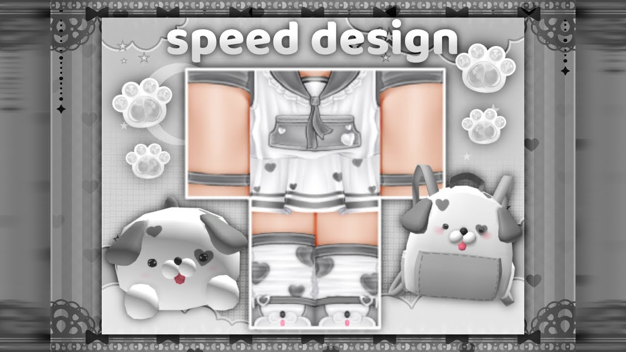 Cute Dog Outfit | Roblox Speed Design - YouTube