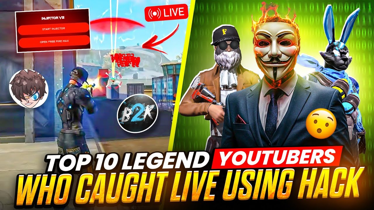 TOP 10 LEGEND YOUTUBERS WHO CAUGHT USING LIVE PANEL😱🔥|| YOUR FAVOURITE ...