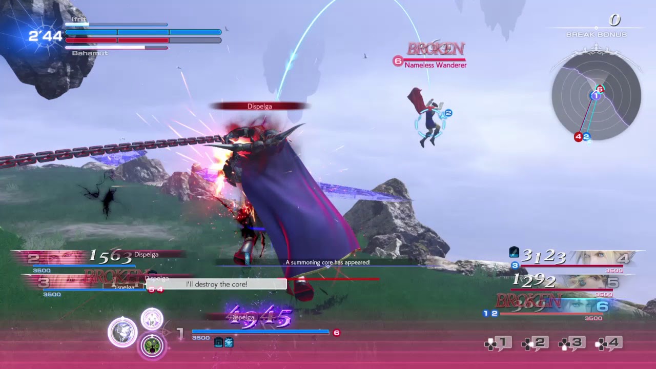 DISSIDIA FINAL FANTASY NT - Garland frame trap (Gauntlet Mode) - YouTube