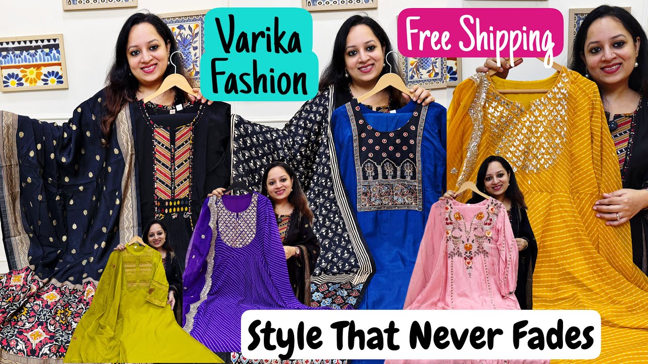 Varika Fashion Brings You Designer Cotton 2 & 3 Piece Suit, Anarkali ...