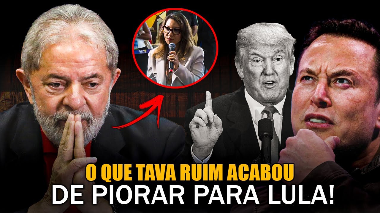 LULA ESTÁ APAVORADO JANJA XINGA ELON MUSK E TRUMP E COLOCA O PAÍS EM EXTREMO RISCO - YouTube