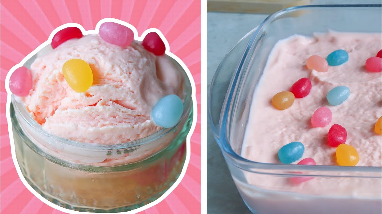 HELADO SUPER CREMOSO DE GOMITAS en solo 2 PASOS - SIN MAQUINA - YouTube