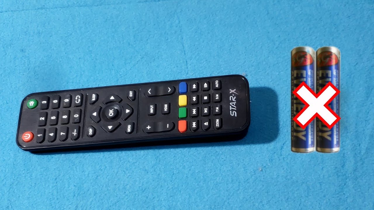Great trick to operate the remote control without batteries - YouTube