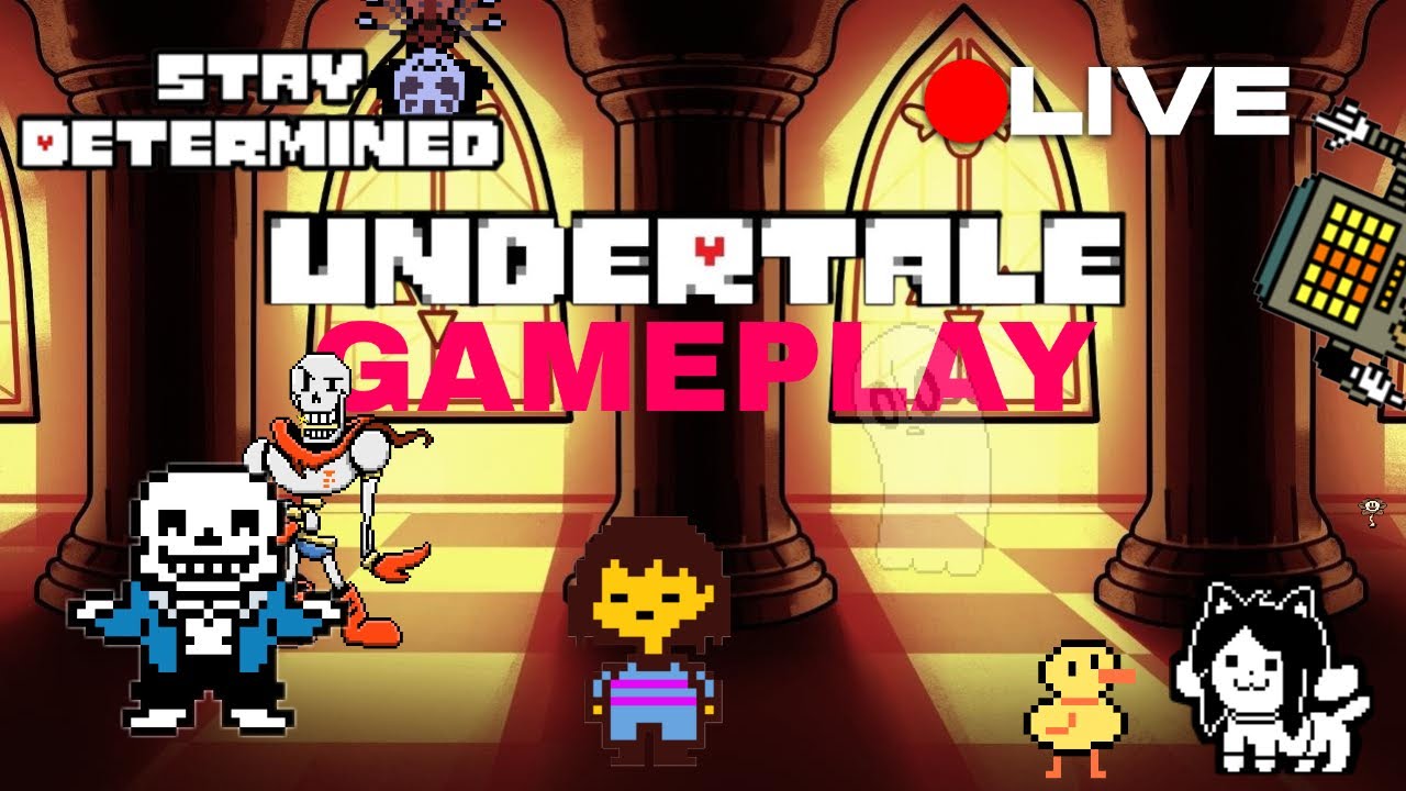 🔴LIVE: Playing undertale Genocide route and myabe playing with viewers ...