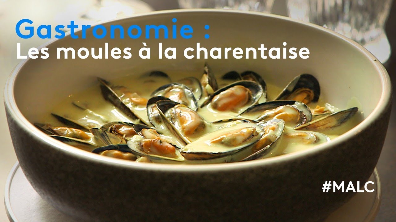 Gastronomie : les moules à la charentaise - YouTube