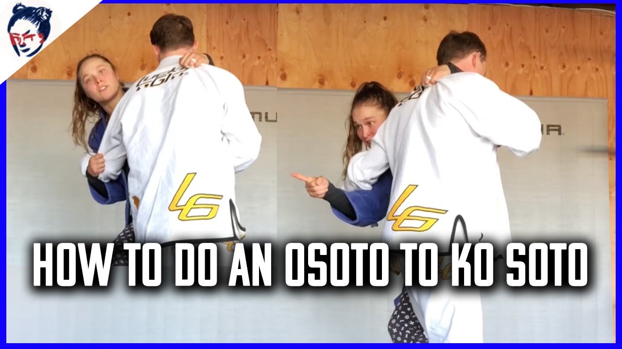 How To Do Kosoto Gake to Osoto Combo in Judo | Ronda's Dojo #44 - YouTube