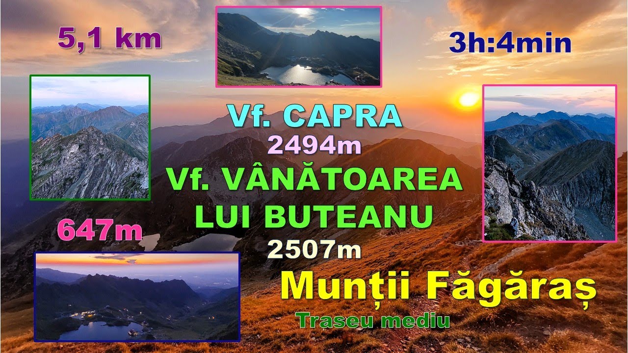 Vârful Capra, vârful Vânătoarea lui Buteanu, munții Făgăraș, 14 aug ...