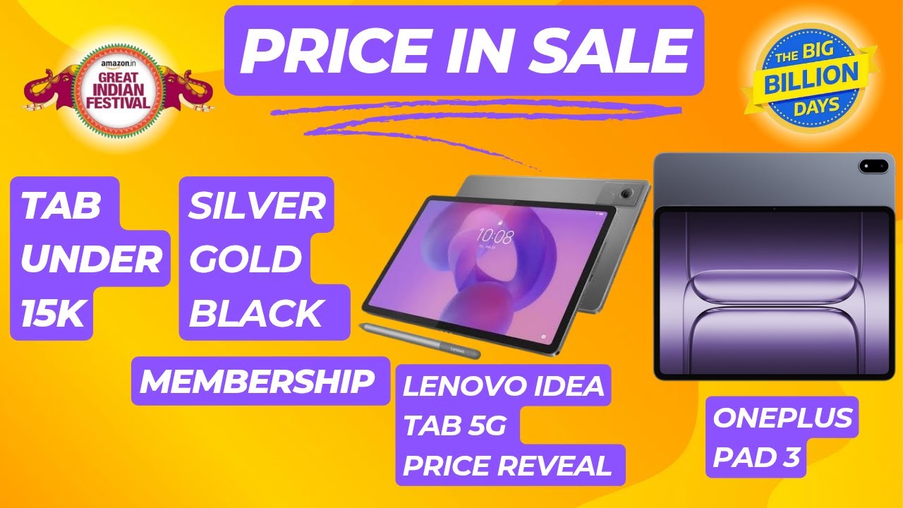 Flipkart BBD Sale Tablet Price | Watch Before Buy Tablet Under 15K ...