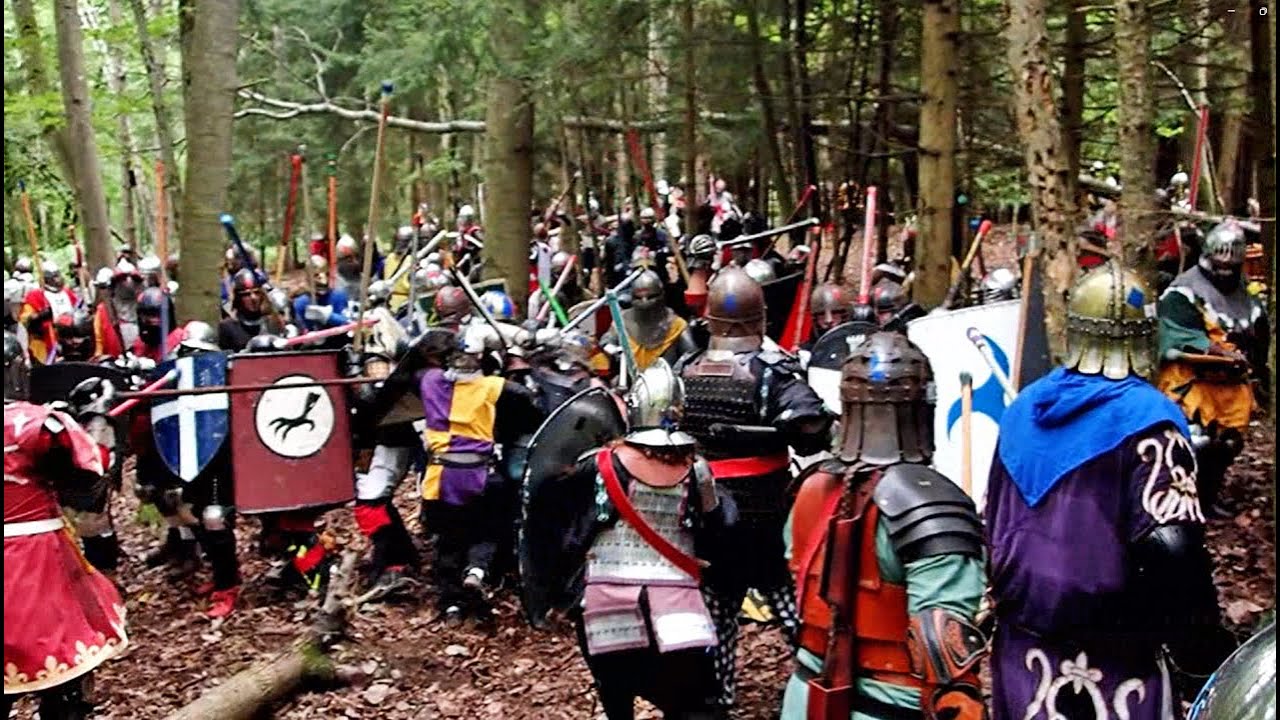 Pennsic War 51 Woods Battle - YouTube