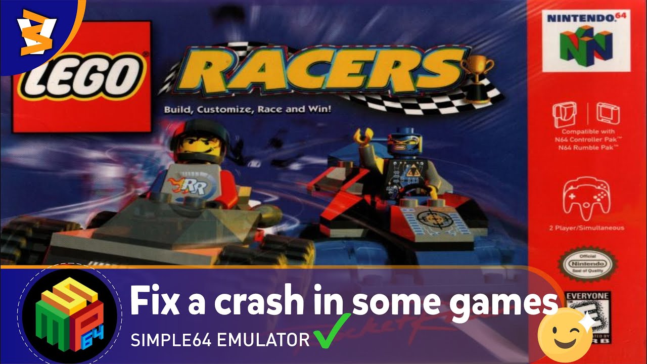 SIMPLE64 build: 4bb5ca5 - LEGO Racers (OpenGL/Reshade) - YouTube