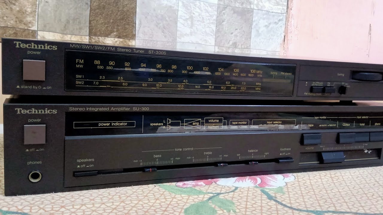 Price - 6500/- only Technics Stereo Amplifier and Tuner SU-300 , ST ...