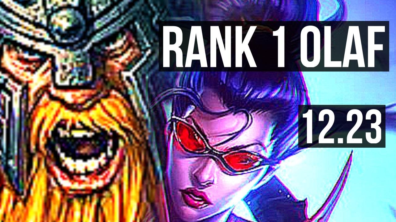 OLAF vs VAYNE (TOP) | Rank 1 Olaf, Dominating, Rank 18 | KR Challenger ...