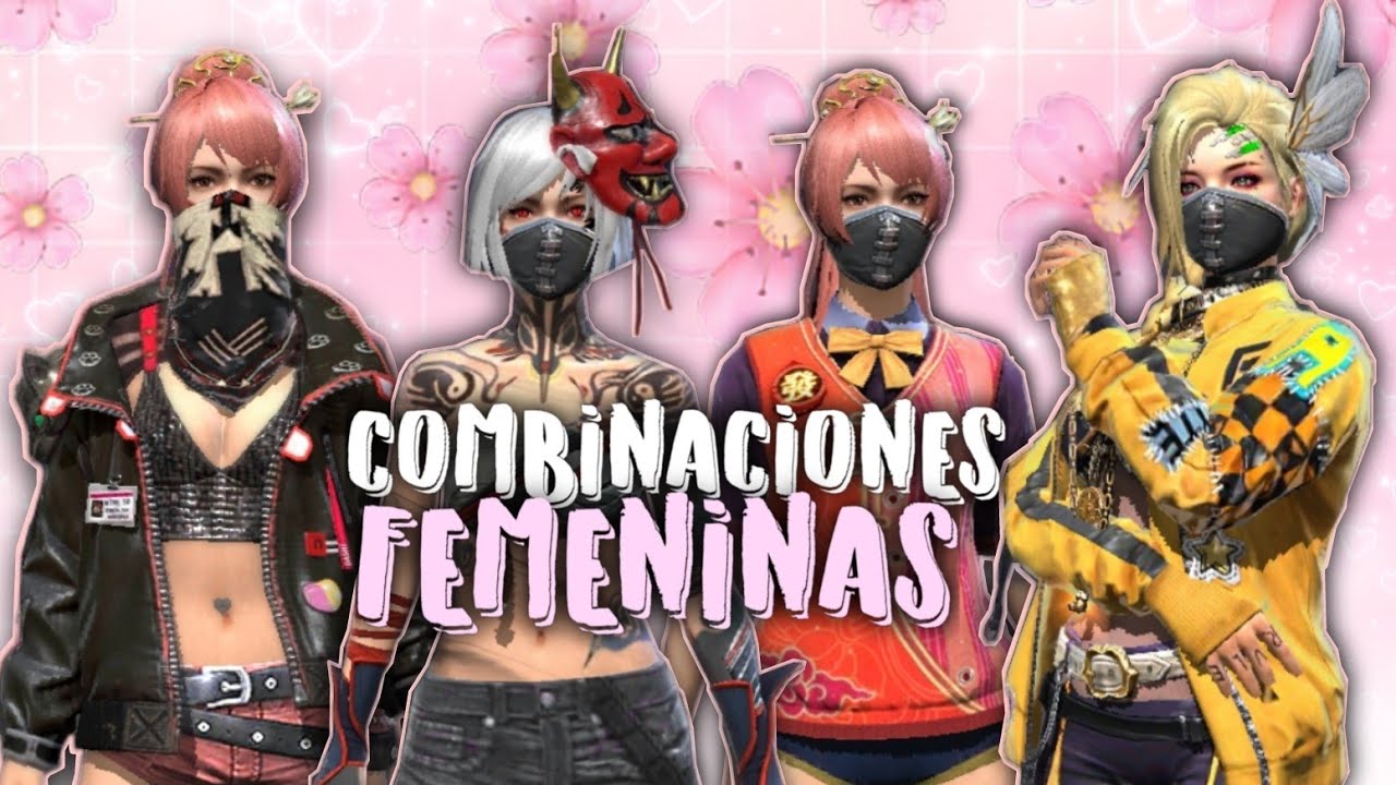 🌷COMBINACIONES DE ROPA PARA CHICAS en FREE FIRE | OUTFITS PARA CHICAS ...