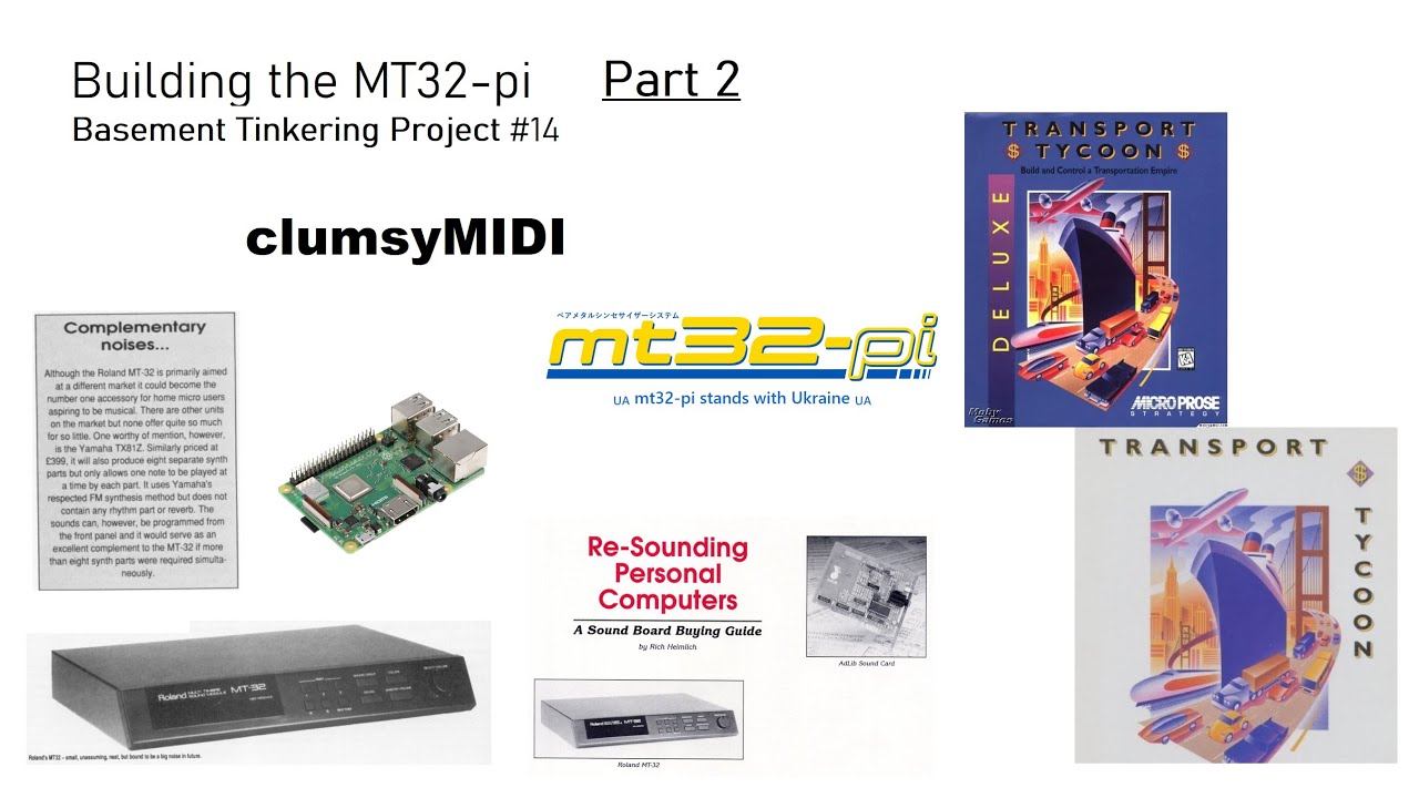 Building the MT32-pi / clumsyMIDI - Part 2/2 - YouTube
