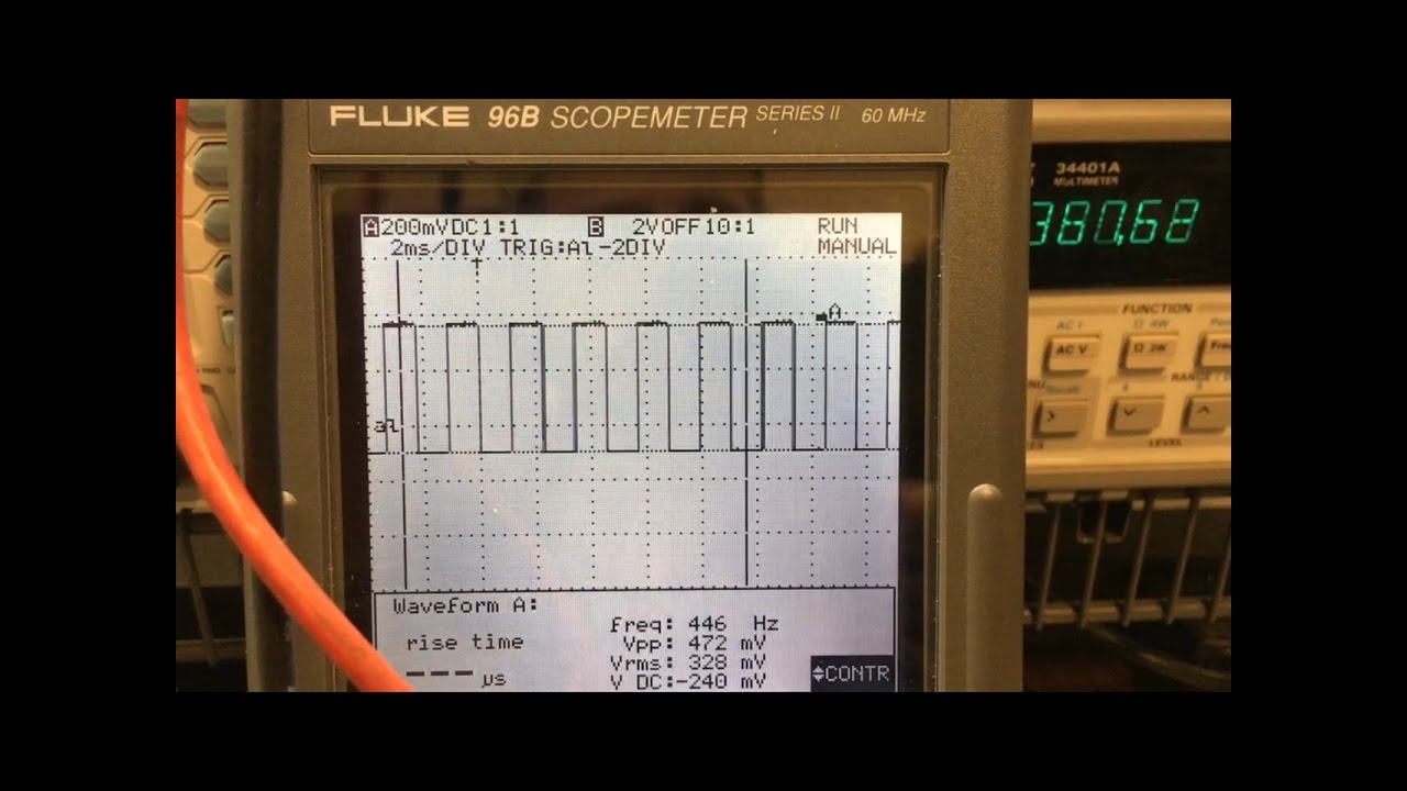 Fluke 96B Series II ScopeMeter testing - YouTube