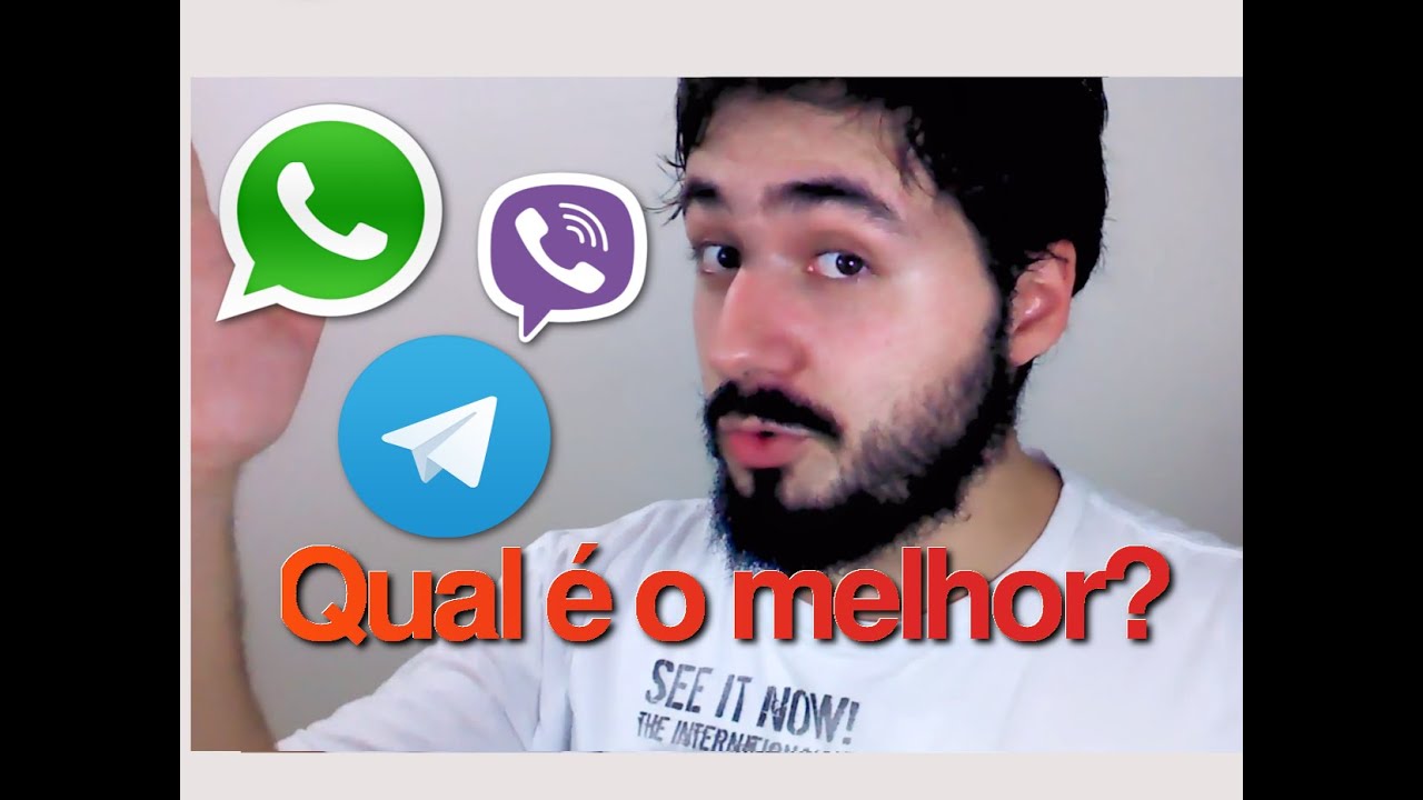 Guerra de Apps: TELEGRAM vs VIBER vs WHATSAPP, qual o melhor? - YouTube