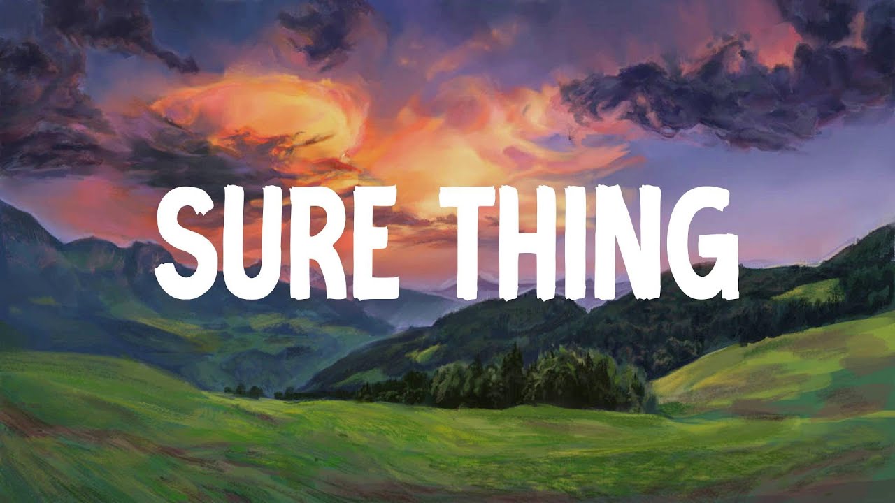 Sure Thing - Miguel (Lyric Video) - YouTube