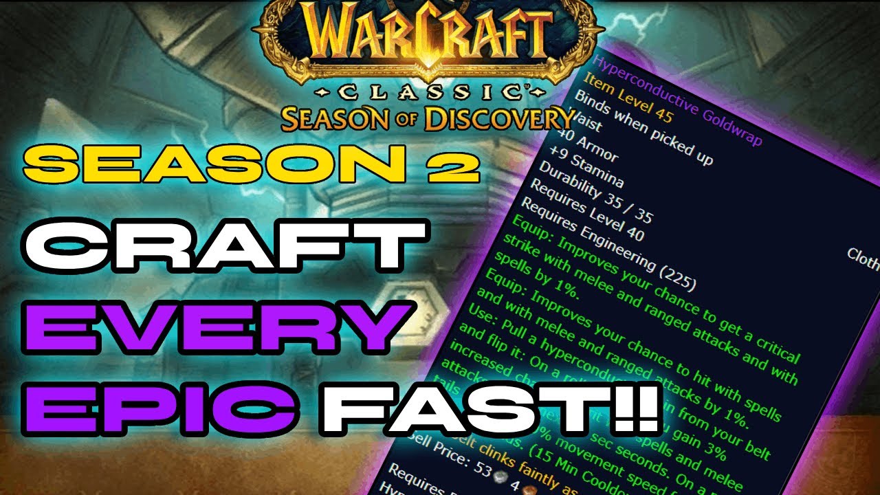 COMPLETE and FASTEST Guide on SOD PHASE 2 EPIC CRAFTED ITEMS - YouTube