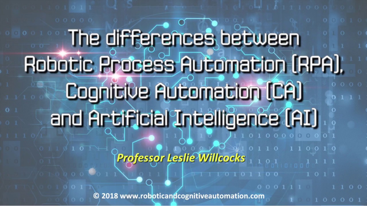 Robotic and Cognitive Automation - Educate 1 v2 - YouTube