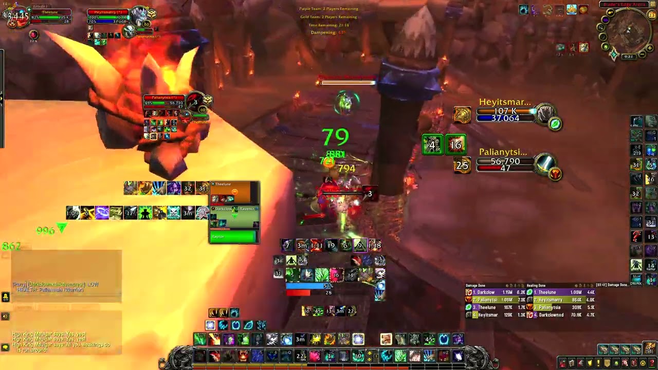 Resto Druid Marksmanship Hunter Vs Fury Warrior Resto Druid Wow