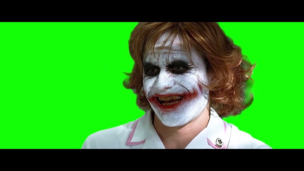 Joker saying Hi to Harvey Dent - The Dark Knight meme - Green Screen ...