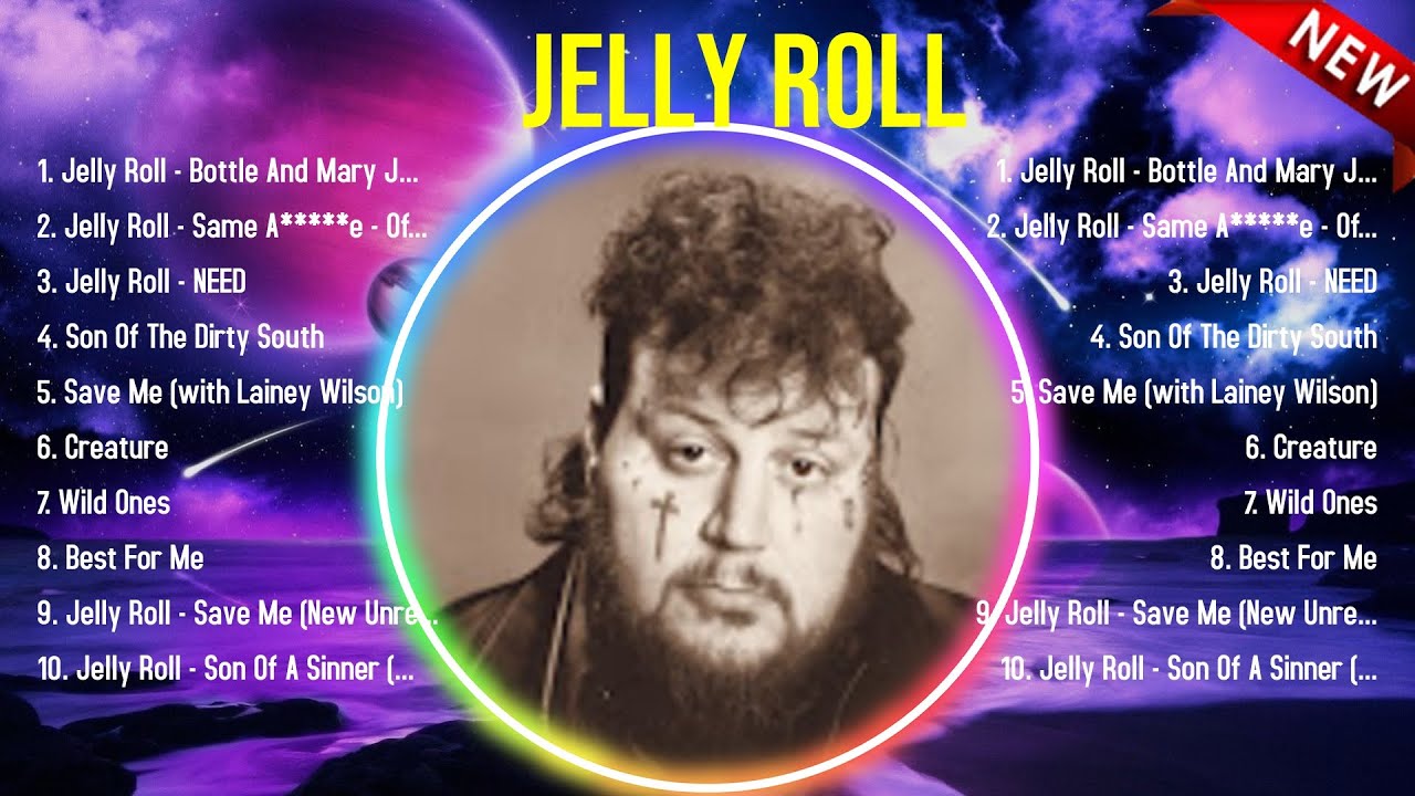 Best Songs of Jelly Roll full album 2024 ~ Top 10 songs - YouTube