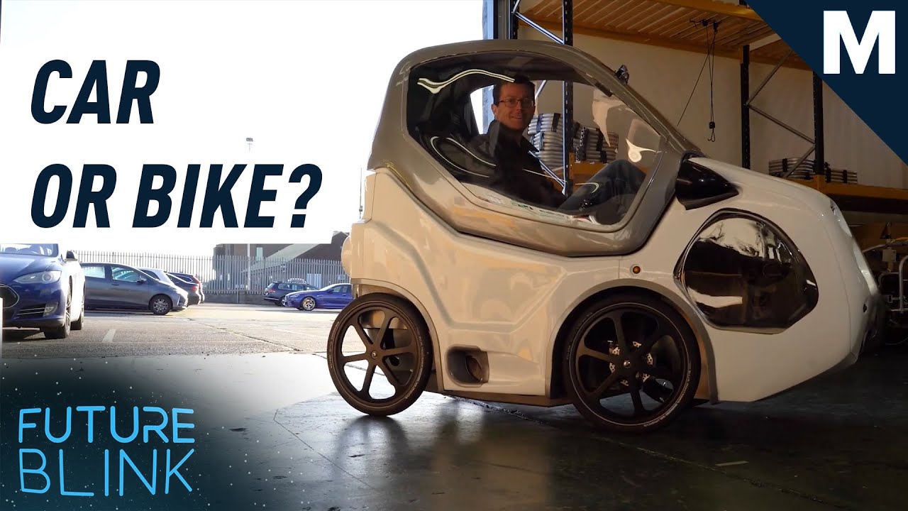 This Mini Electric Car is Made for Bike Paths | Future Blink - YouTube