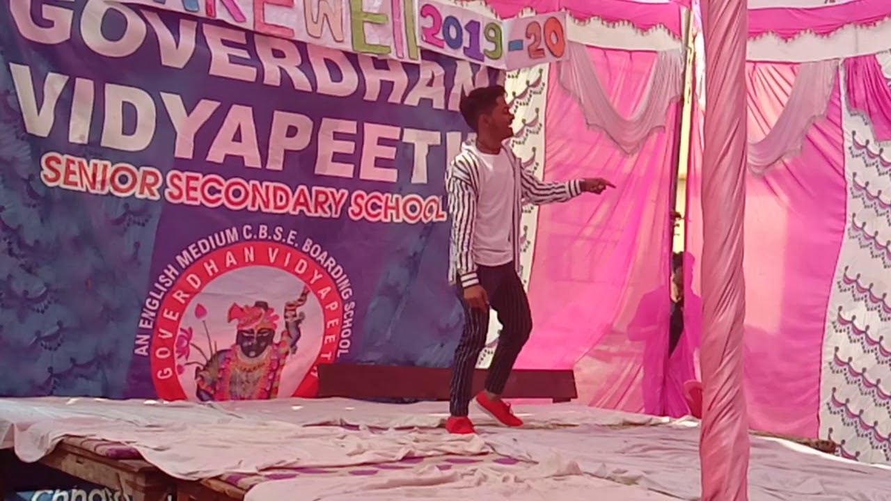 Best farewell dance...! Solo dance performance by Manish - YouTube