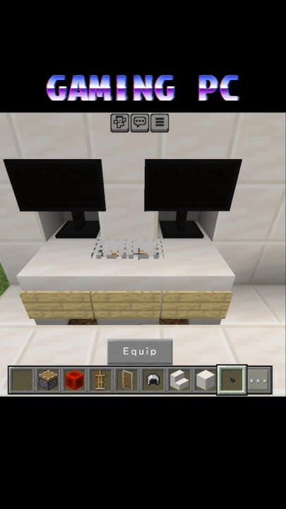 How To Build Gaming PC In Minecraft💻 #minecraft #gaming #shorts - YouTube