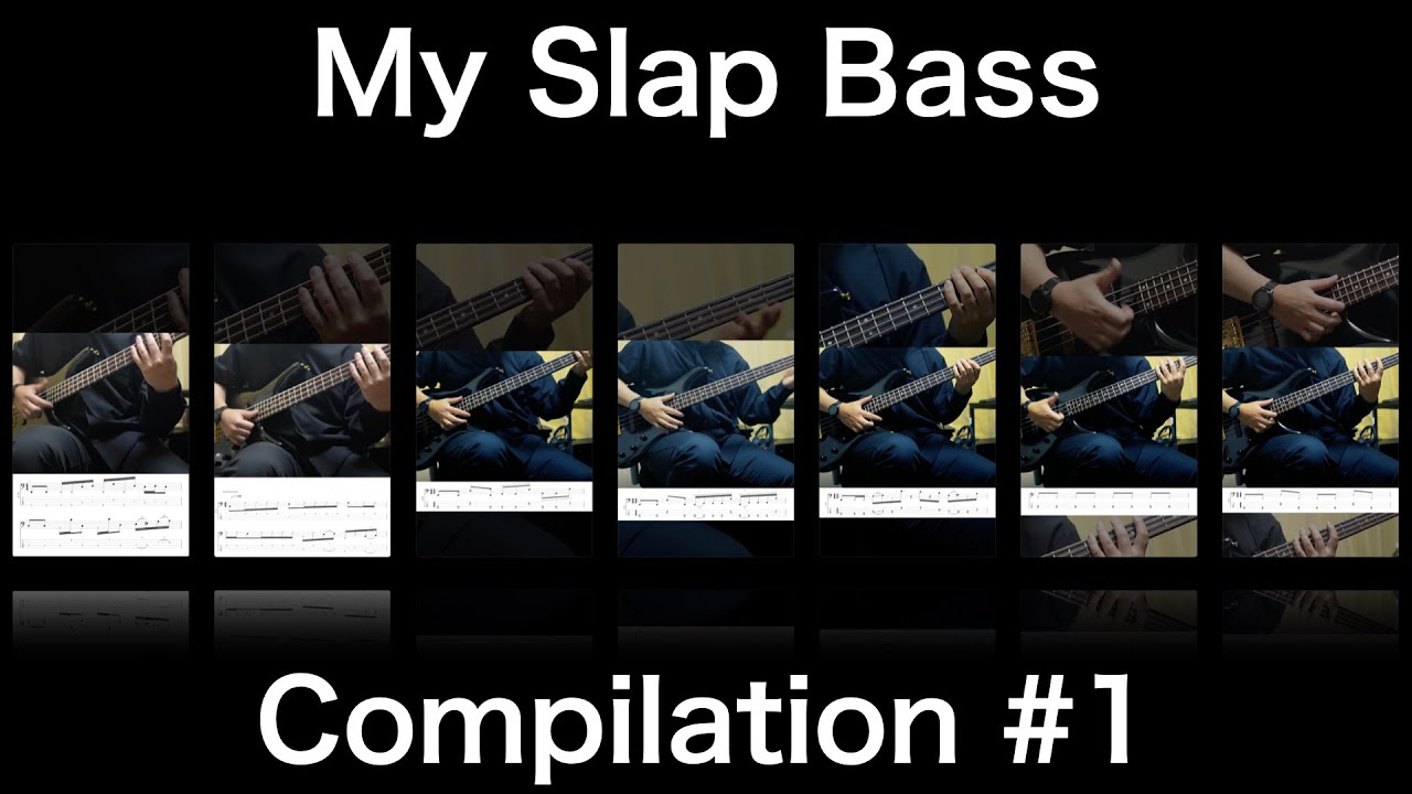My Slap Bass Compilation #1 - YouTube