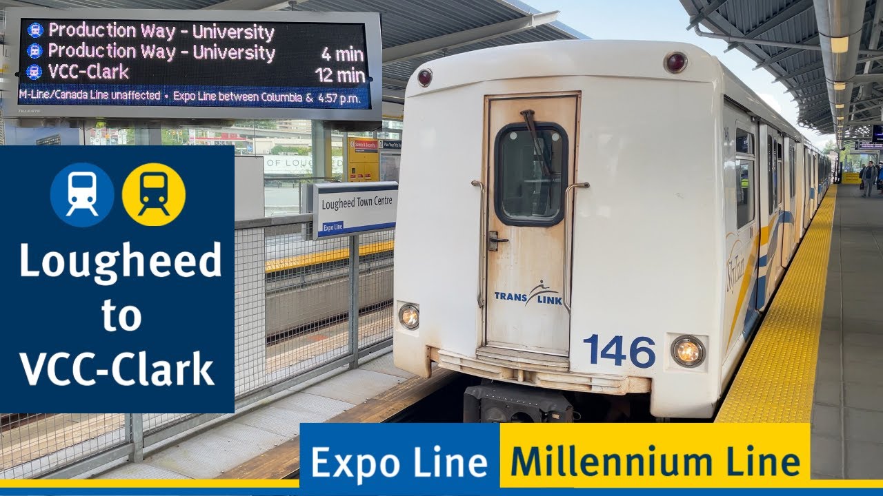 [RARE] ORIGINAL Millennium Line SkyTrain | Lougheed to VCC-Clark (via ...
