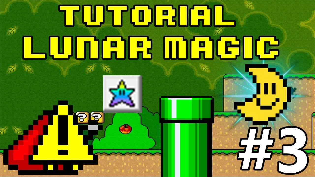Lunar Magic Tutorial BR #3 Editando as cores e configurando canos ...
