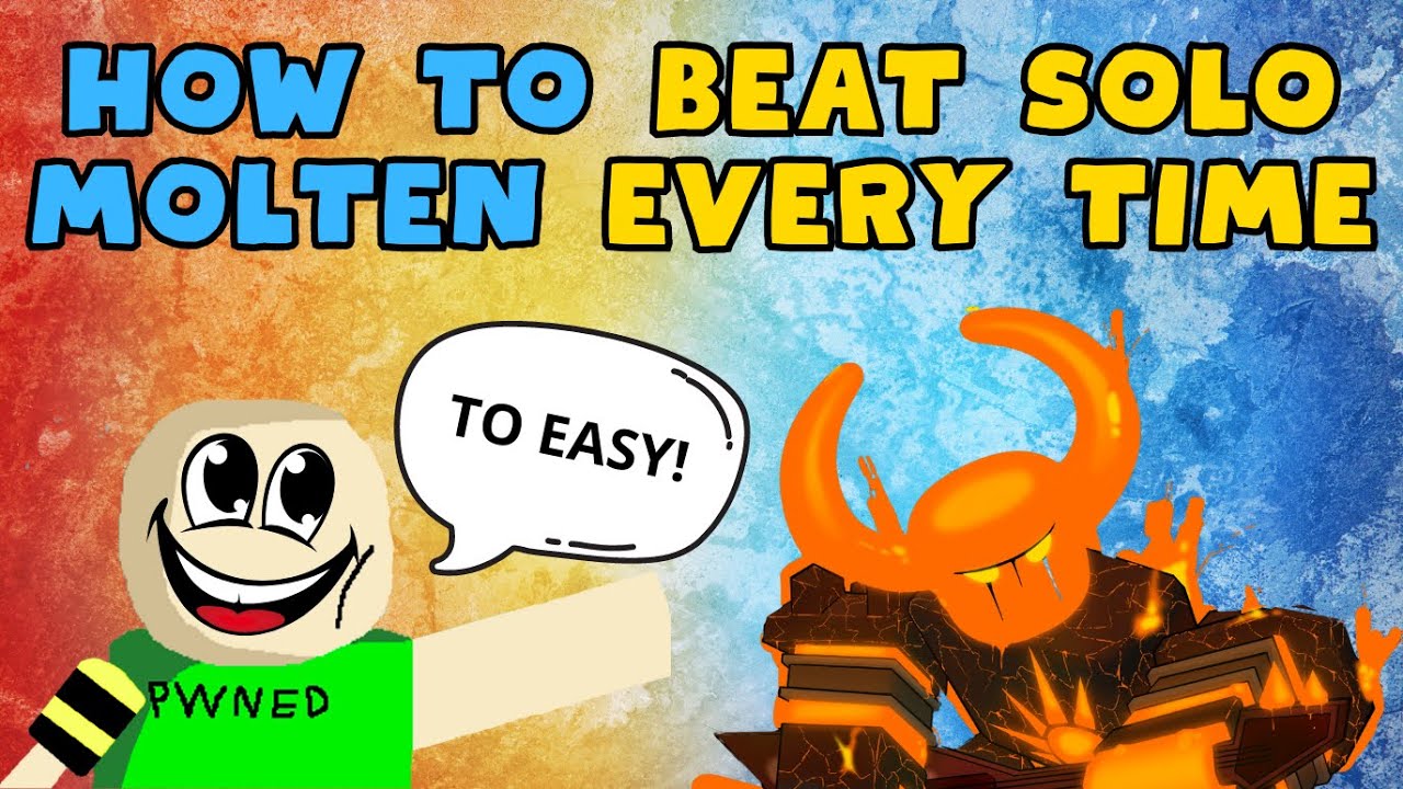 🌟 How to Beat SOLO Molten Mode Every Time in TDS - Tower Defense ...