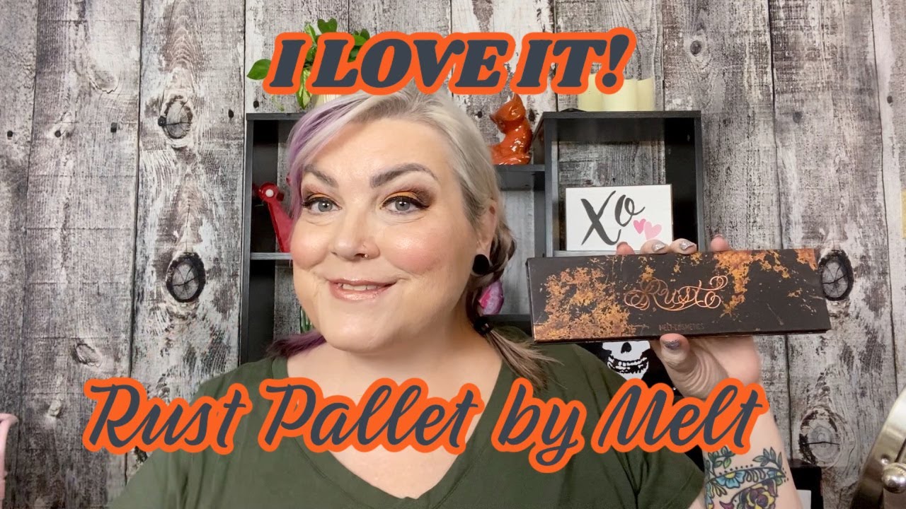 A First Look with the Rust Palette by Melt cosmetics - YouTube