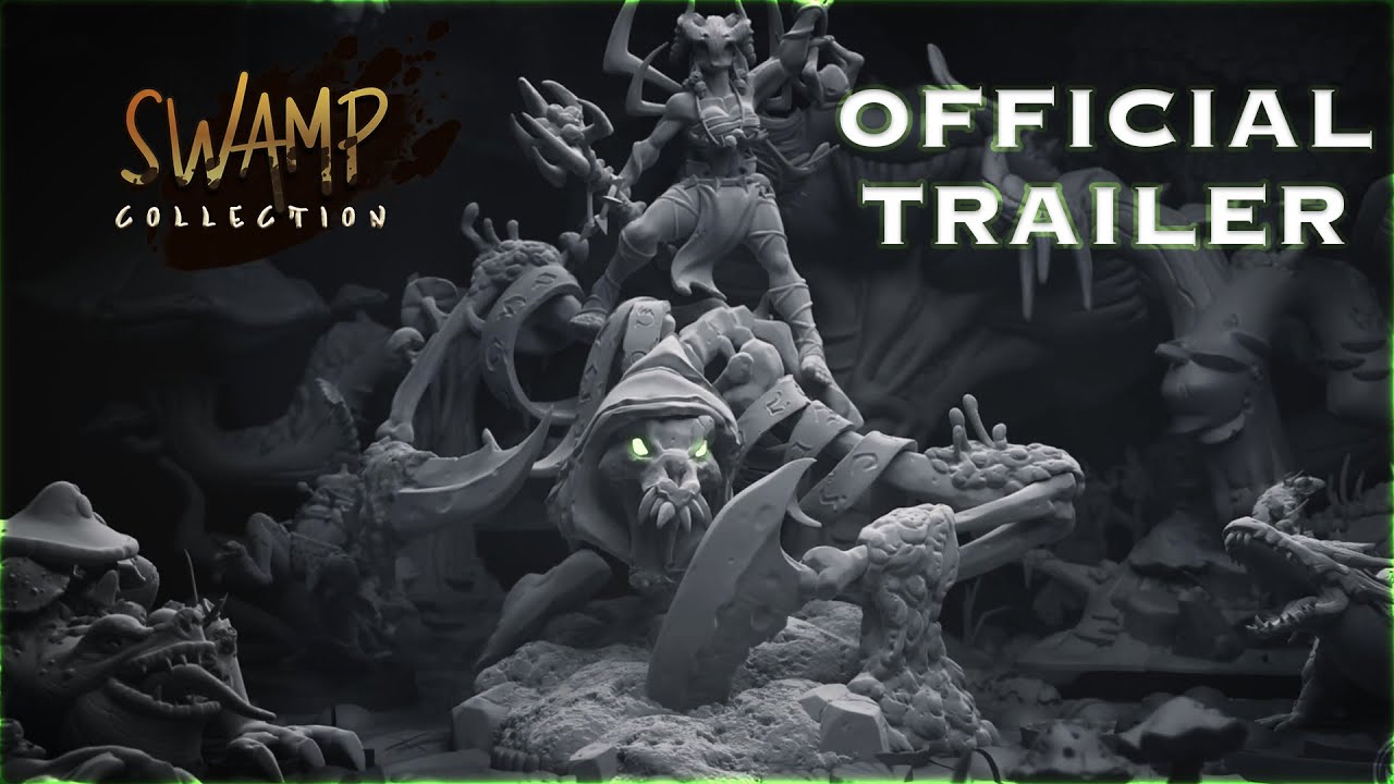 3D Printable MINIATURES🔥 Swamp TRAILER - YouTube