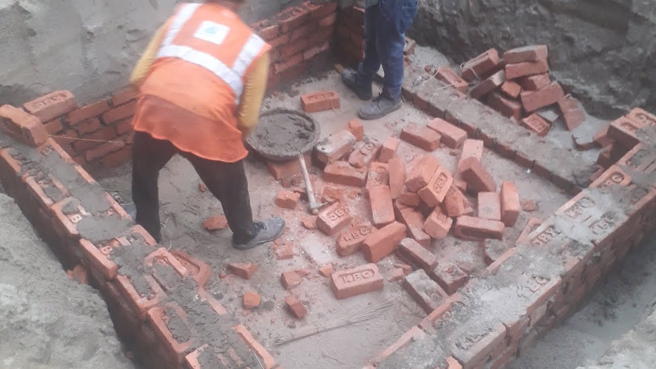 #Sump # brick wark - YouTube