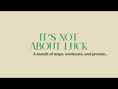It’s Not About Luck - March Challenge 🍀 - YouTube