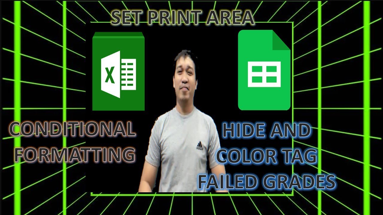 How to hide,color tag failed grades MS Excel and Google sheets. How to ...