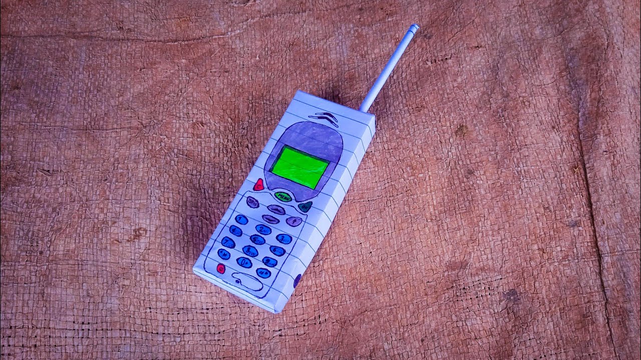 How to Make A Paper Old Mobile Phone | How to A Paper Mobile Phone ...