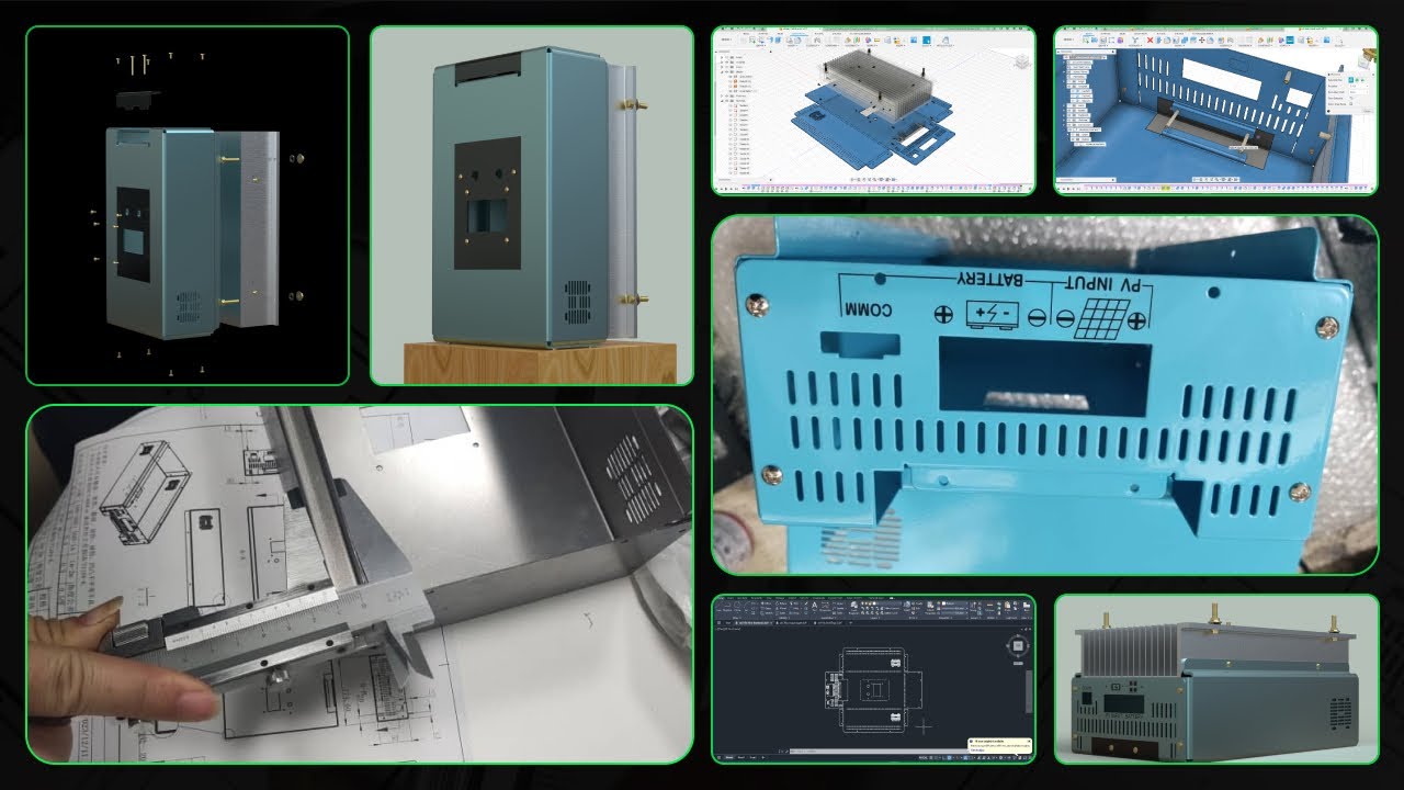 sheet metal development with @adskFusion, @autocad , and @keyshot ...