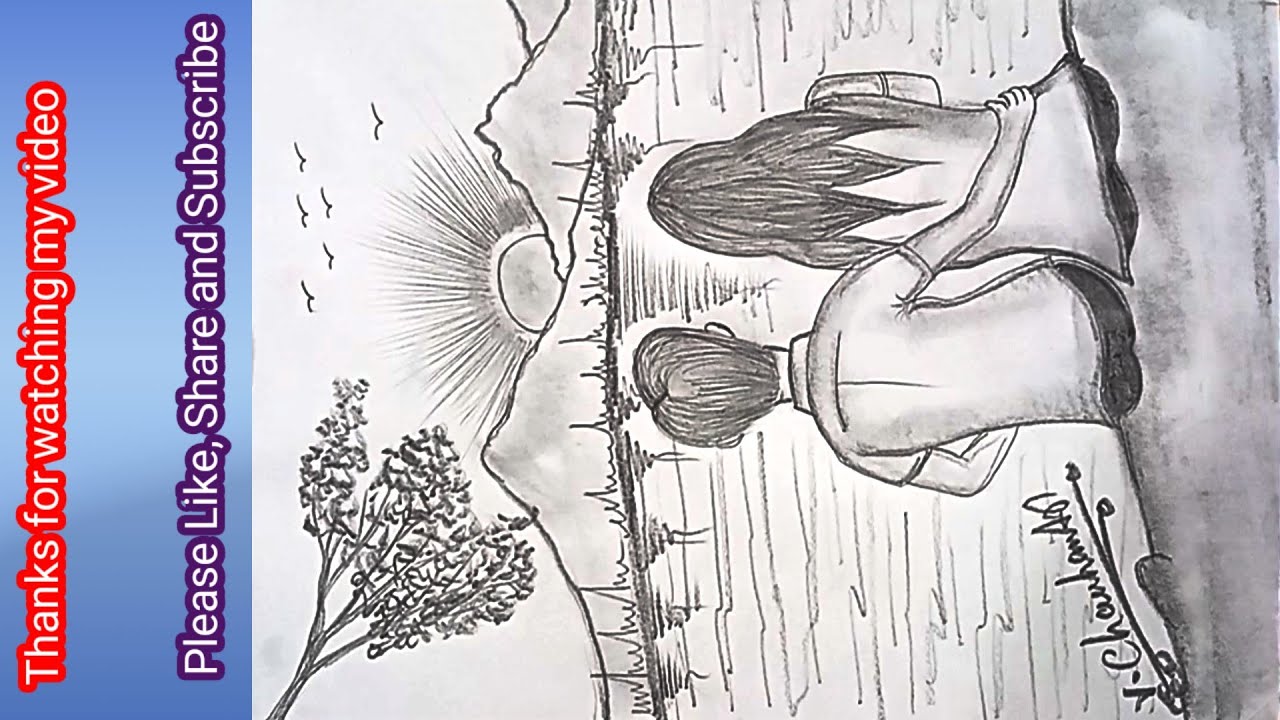 Pencil Sketch of Cute Couple ||Cute Couple Drawing ||Pencil Art of ...