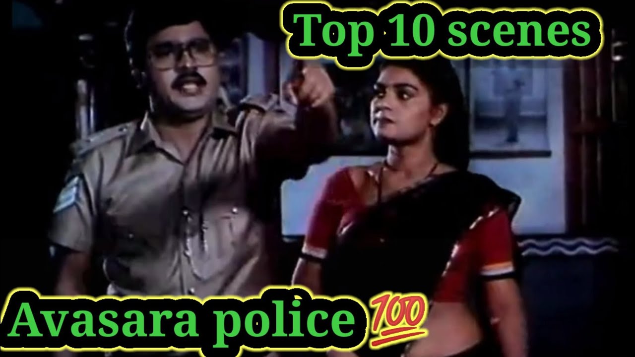 Avasara police 💯 Top 10 best and comedy scenes || - YouTube