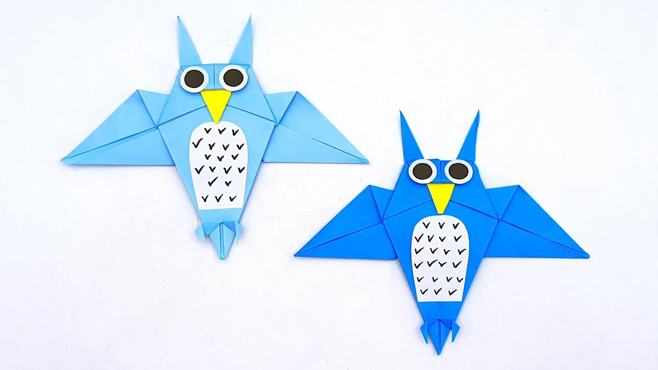 How To Make Easy Paper OWL | DIY Funny Cute Owl | Handmade Paper Toy ...