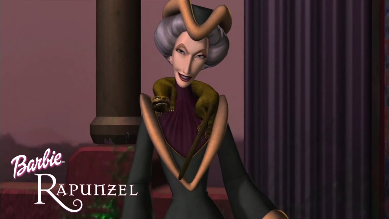 Barbie™ Rapunzel | Gothel Descobre Sobre O Baile - YouTube
