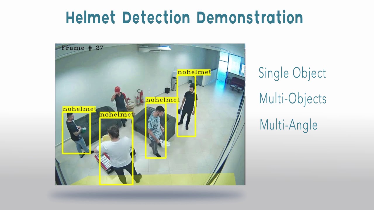 Analítico de Reconhecimento de Capacete de Segurança / Helmet Detection ...
