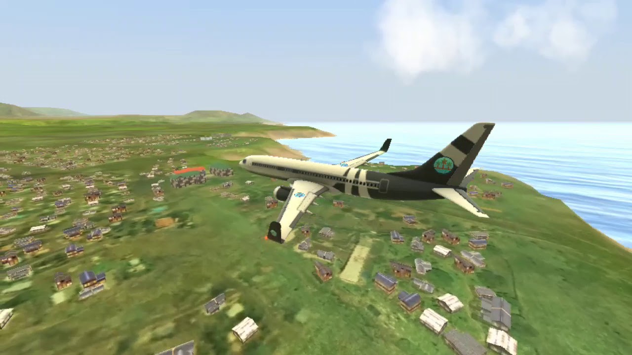 Dunegon Airlines flight 878 Crash Animation - YouTube